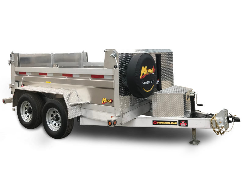 Miska Trailer Factory | 2026 Miska 7 Ton Custom Galvanized Float Trailer